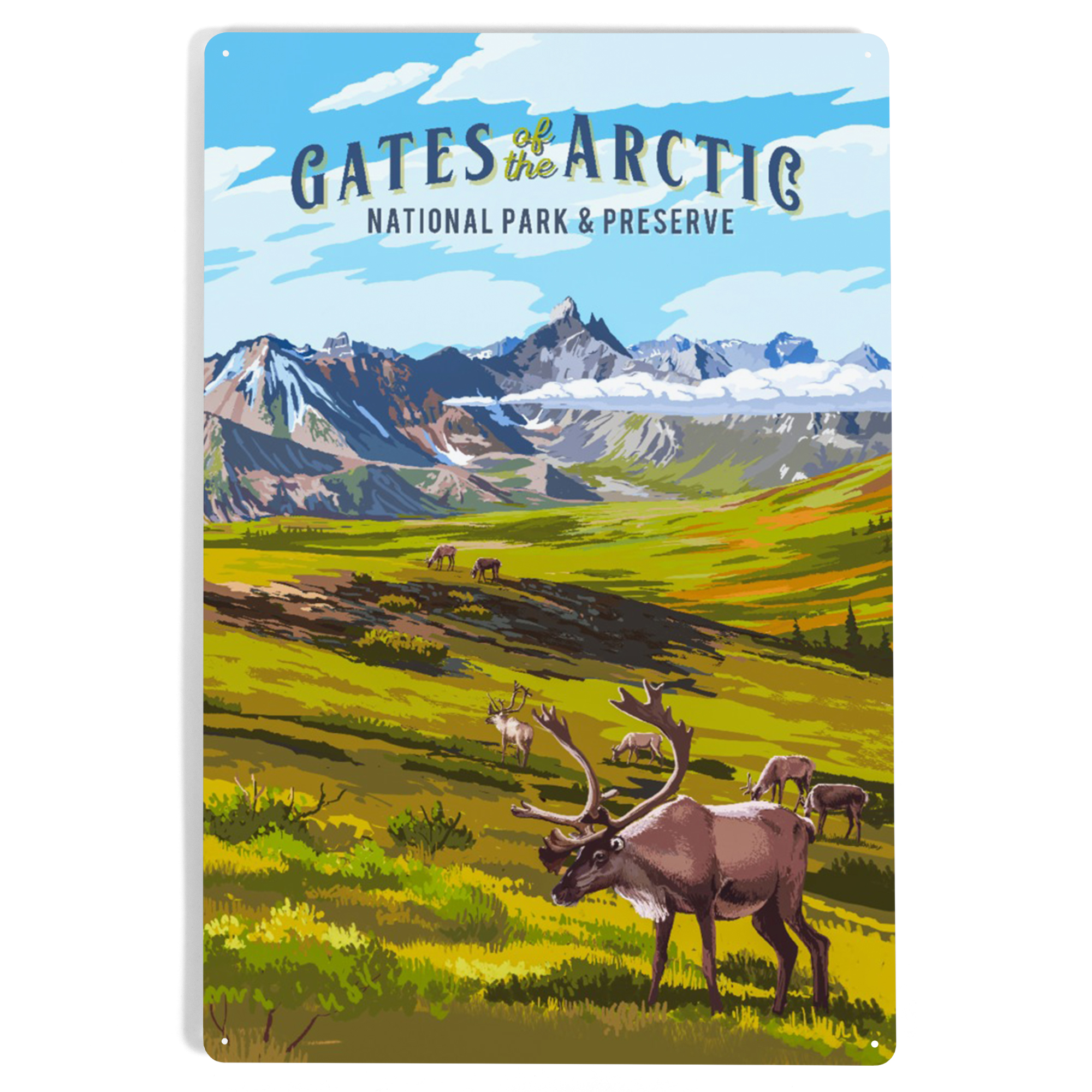 Gates of the Arctic National Park and Preserve, Alaska, Painterly ...