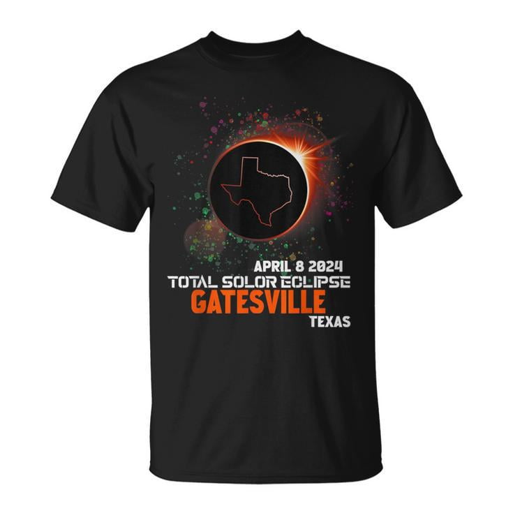 Gatesville Texas Total Solar Eclipse 2024 Tee – Unisex Adult Cotton T ...