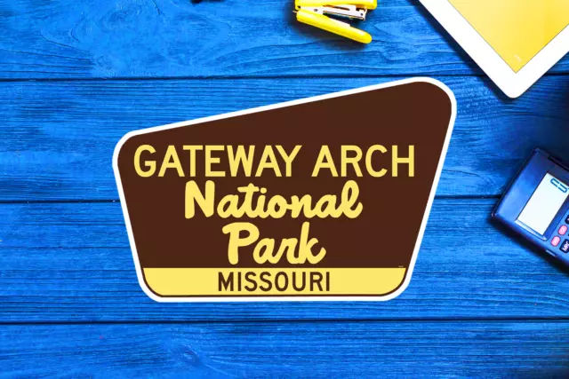 Gateway Arch National Park Missouri Sticker Decal Phone Decal Water ...