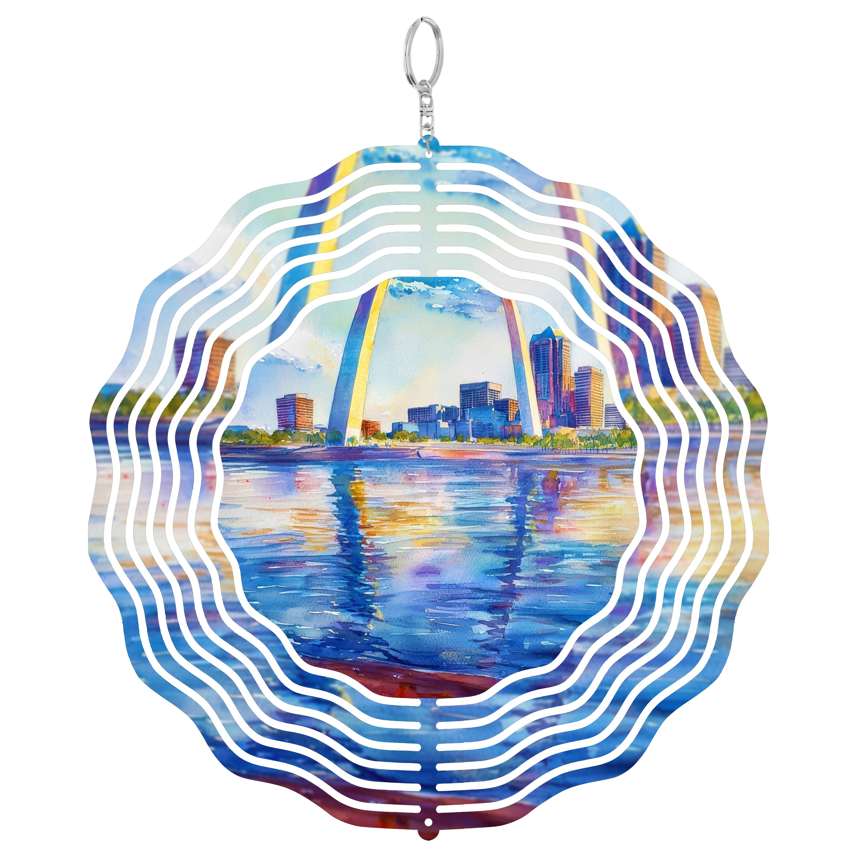 Gateway Arch St Louis Wind Spinner Garden Art - Walmart.com