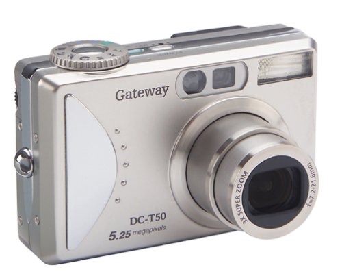 Pre-Owned Gateway DC-T50 - Digital camera - compact - 5.25 MP - 3x ...