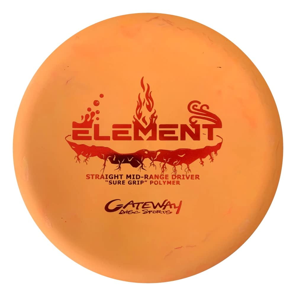 Gateway Disc Sports Sure Grip Element Midrange Golf Disc [Colors Will Vary] - 176-180g - Walmart.com