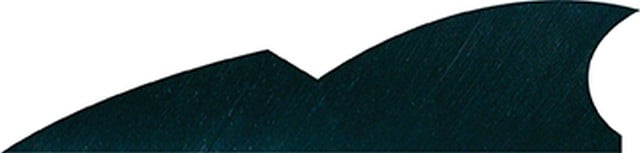 Gateway Feather 200RNSBK-50 Batwing Feathers Black 2" Right Wing 50pack ...
