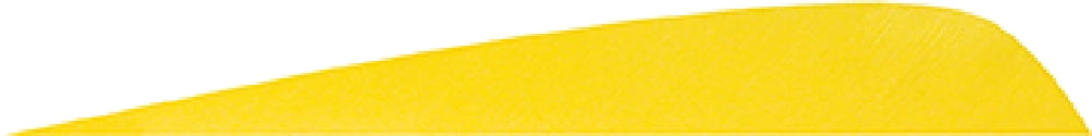 Gateway Feather 400RPSFY-50 Parabolic Feathers Flo Yellow 4" Right Wing ...