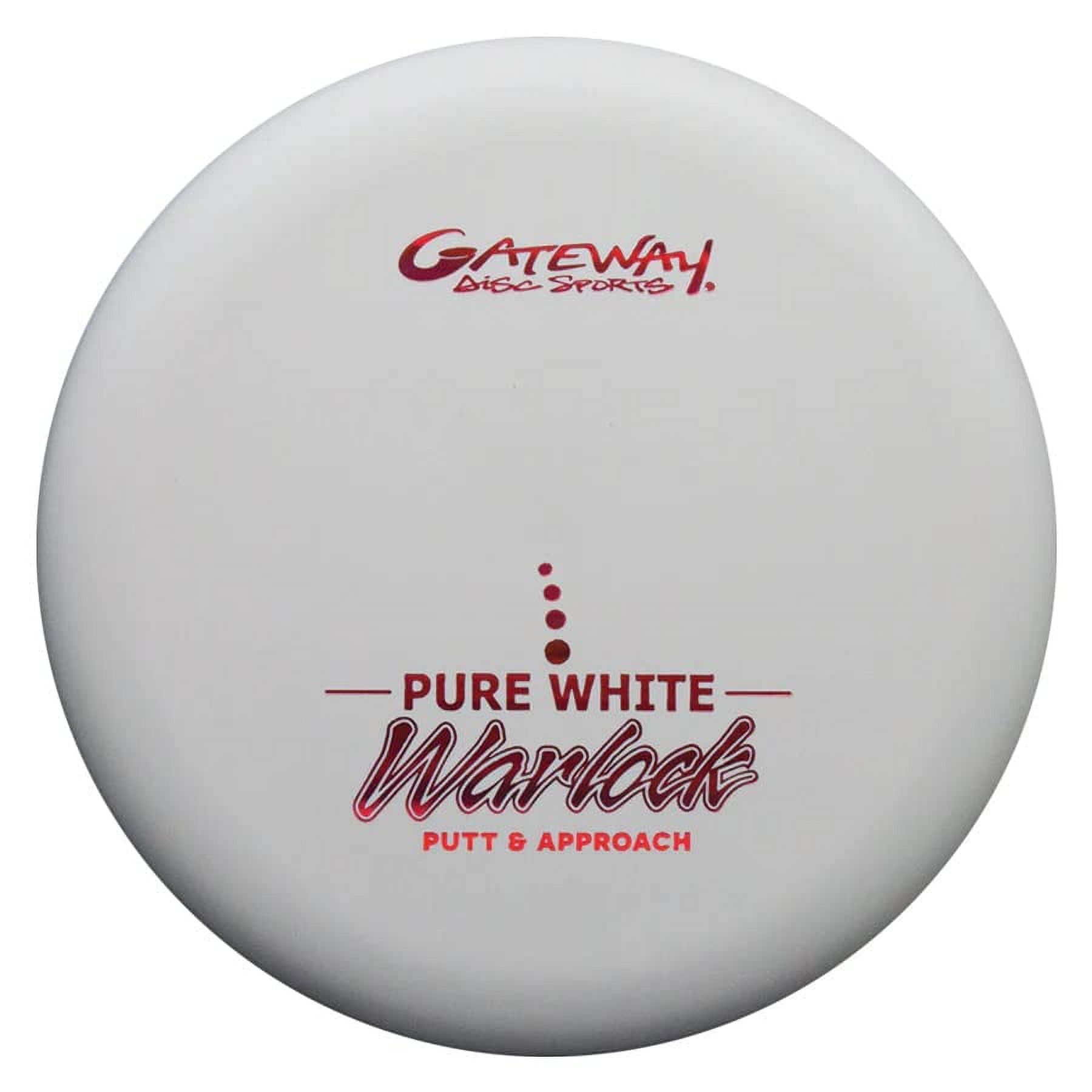 Gateway Pure White Warlock Putter Golf Disc - 170-172g - Walmart.com