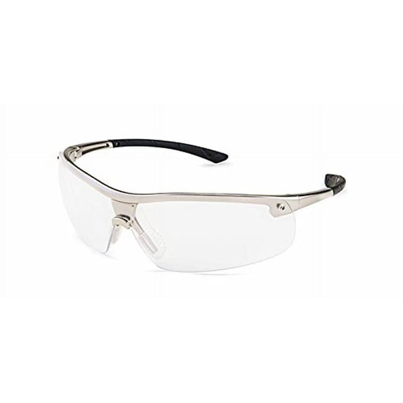 Gateway Safety 34GM80 Ingot Safety Glasses Gunmetal Frame, Clear ...