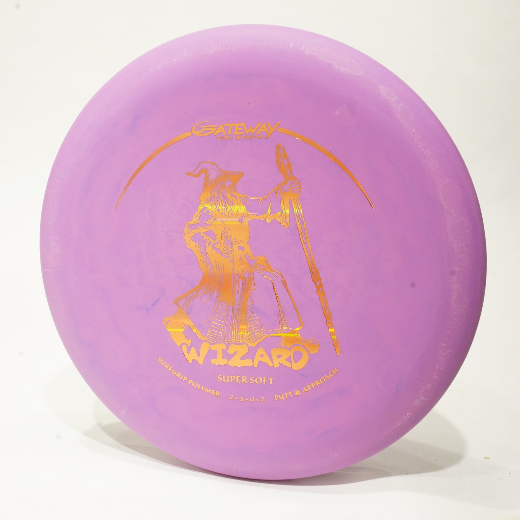 Gateway Super Soft Wizard Disc Golf Putter & Approach Disc Purple 175 ...