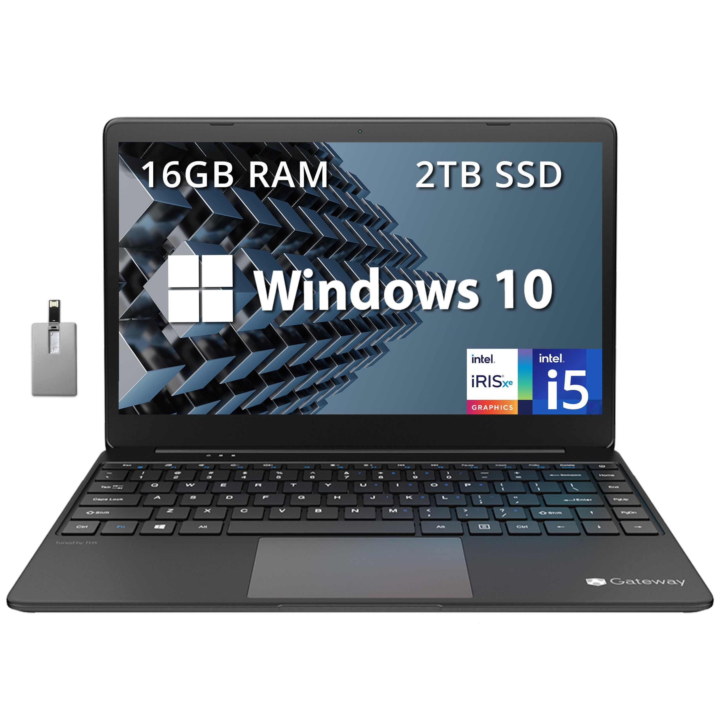 Gateway Ultra Slim Laptop, 14.1" IPS FHD Display, Intel i5-1135G7, 16GB ...