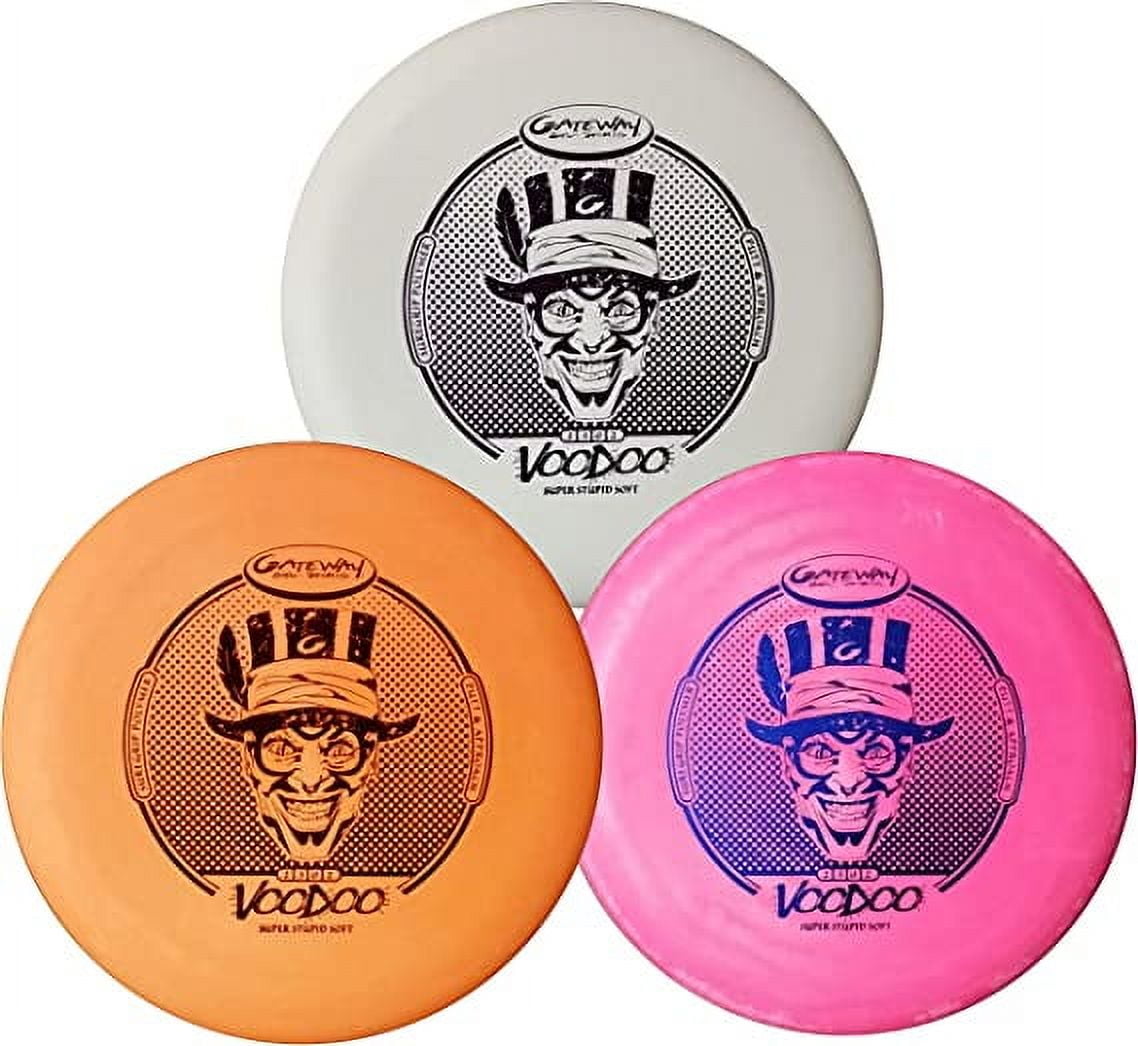 Gateway Voodoo Disc Golf Putter Approach Disc - 3 Pack (Super Stupid ...