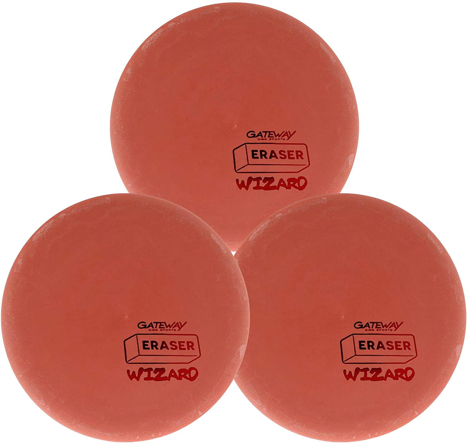 Gateway Wizard Disc Golf Putter Approach Disc - 3 Pack (Eraser ...