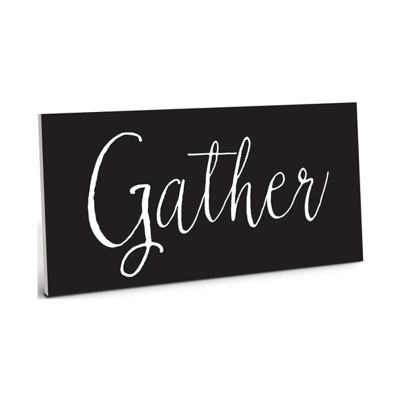 Black White Wood Wall Signs