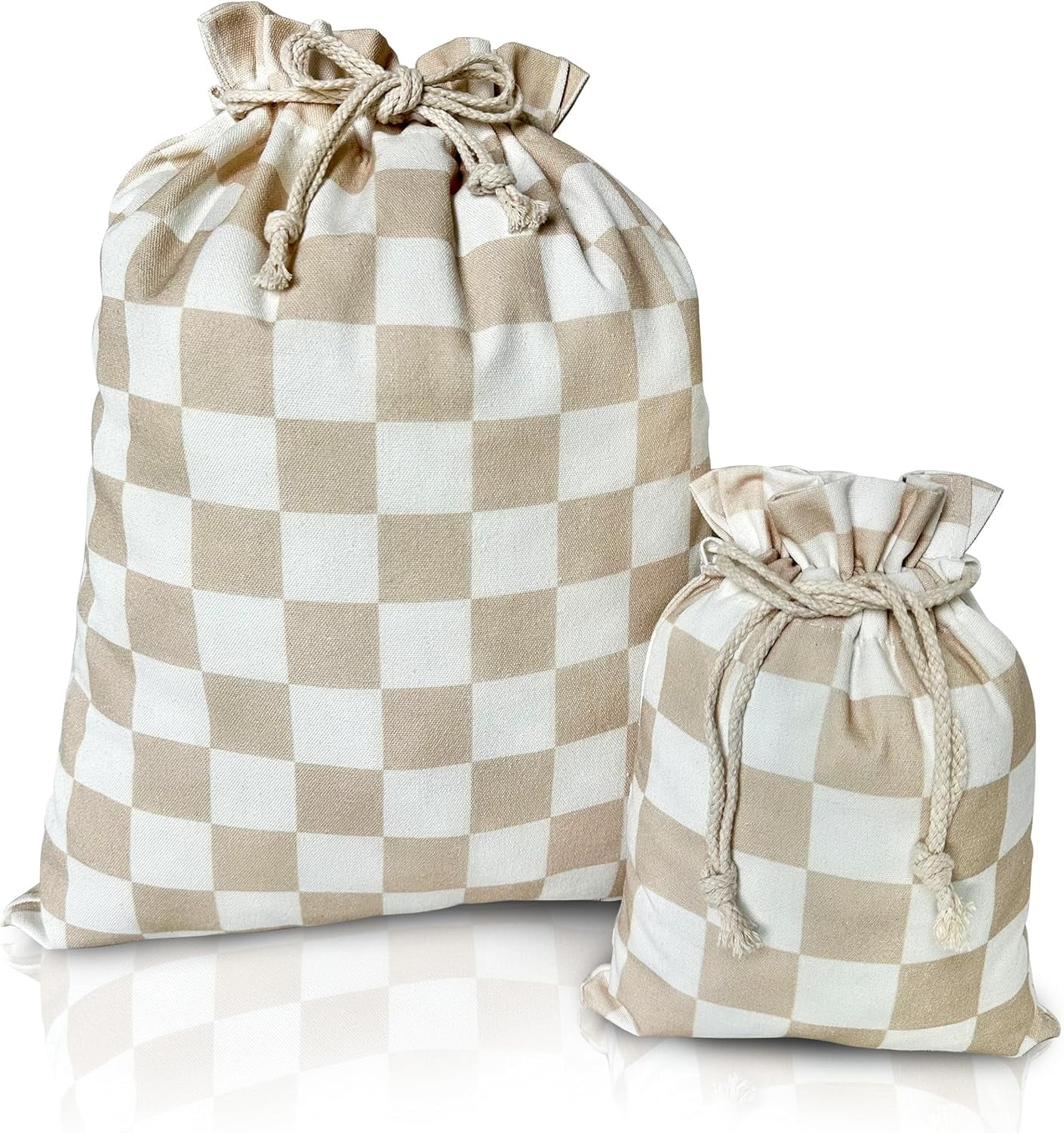 Gather & Knot Drawstring Gift Bags | 20" Large 12" Small | Premium ...