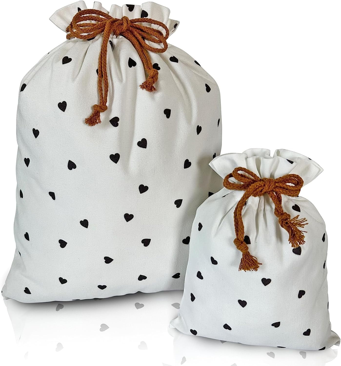 Gather & Knot Drawstring Gift Bags | 20" Large 12" Small | Premium ...