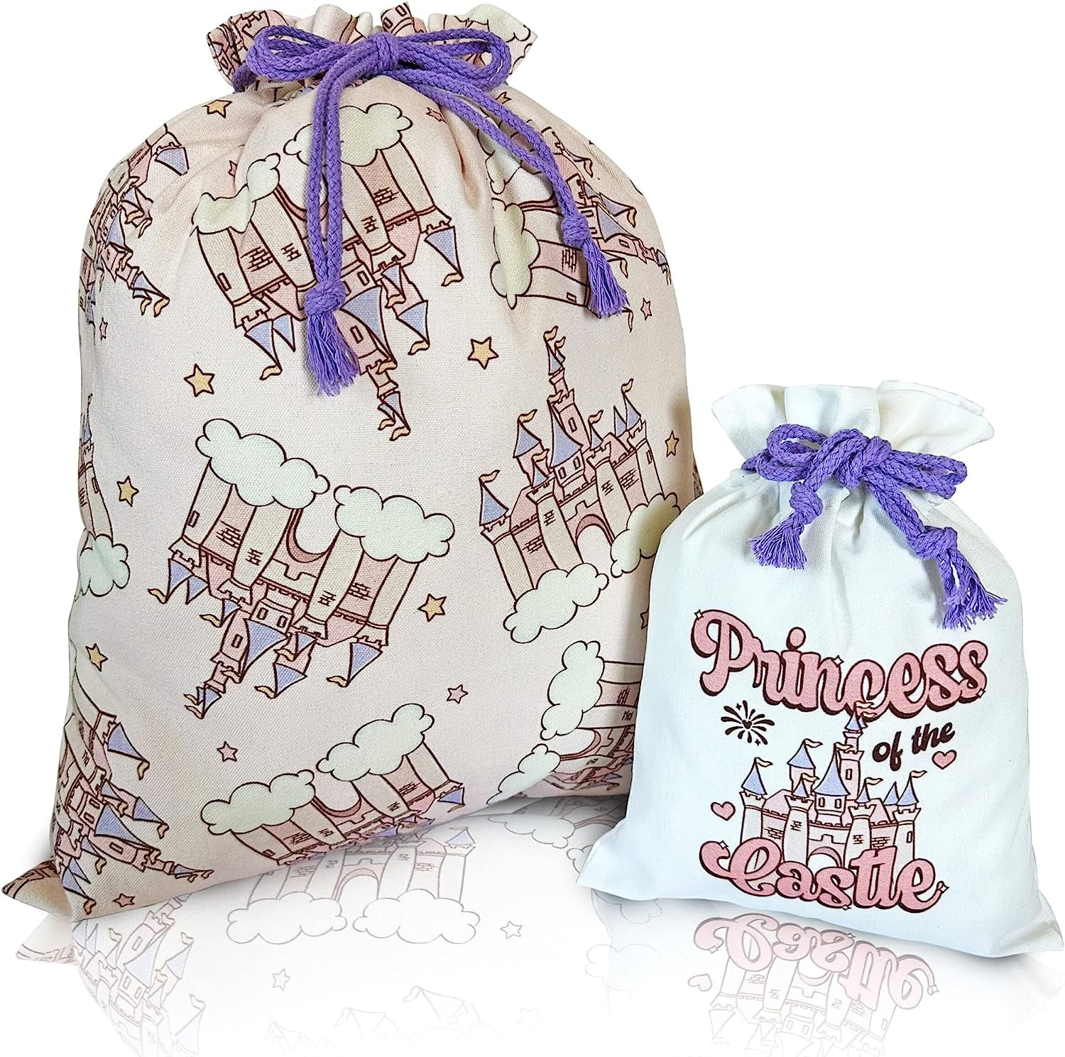 Gather & Knot Drawstring Gift Bags | 20" Large 12" Small | Premium ...