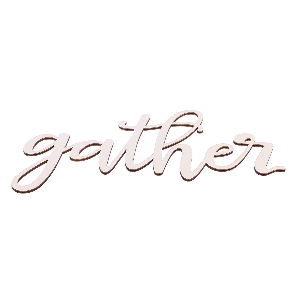 Gather Script Wall Decoration for Home Decorate Dining Room Table Wood ...