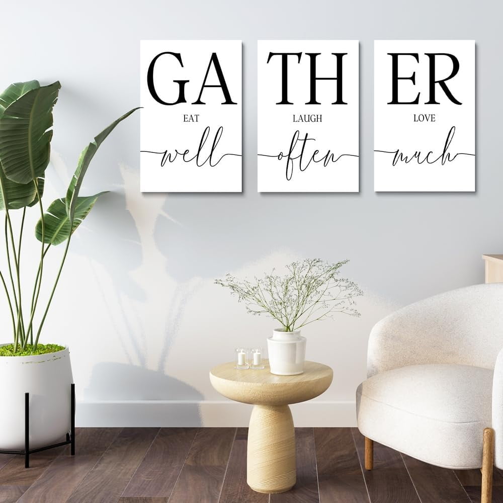Gather Signs for Home Decor,Gather Wall Decor Dining Room Wall Decor ...