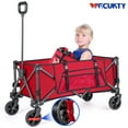 Vecukty Collapsible Mini Wagon for Camping, Shopping, Beach, Garden ...