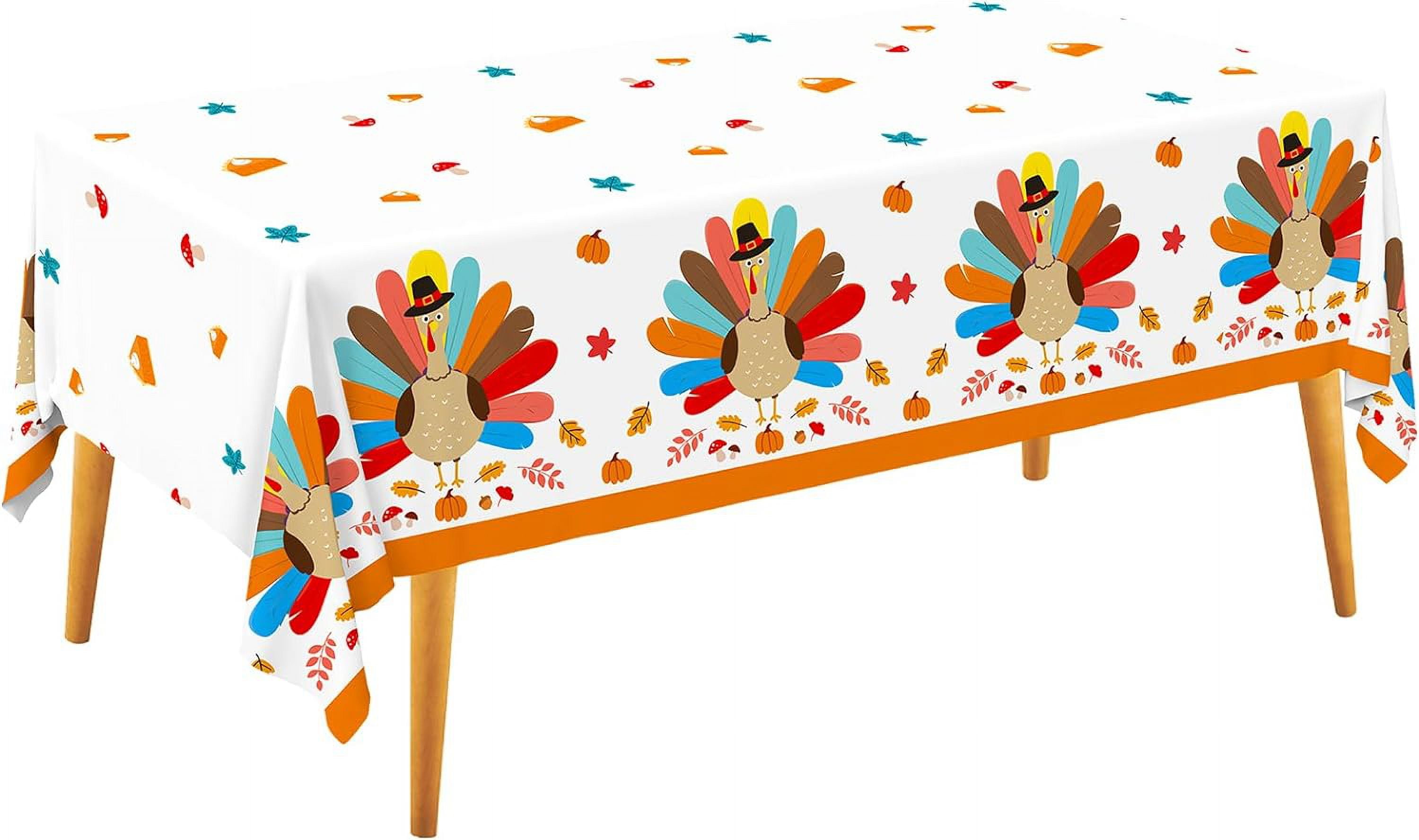 Gatherfun Turkey Thanksgiving Party Supplies - 3 Pack Disposable ...