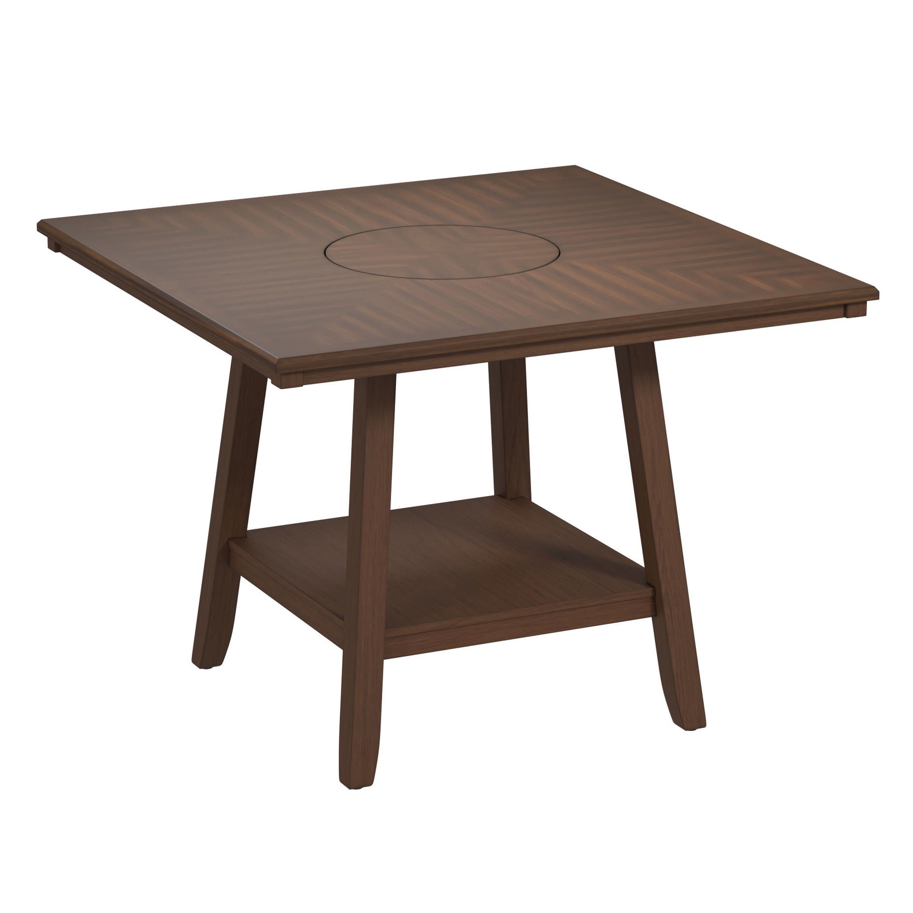 Gathering Height Table for Home | Simple Setup in No Time | Walnut ...