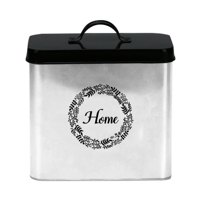 Gathery Galvanized Metal Storage Containers with Lids for Tea, Coffee ...