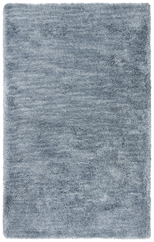 Gatney Rugs Gust Shag Area Rug WIS102 Blue Comfy Plush 7' 6" x 9' 6 ...