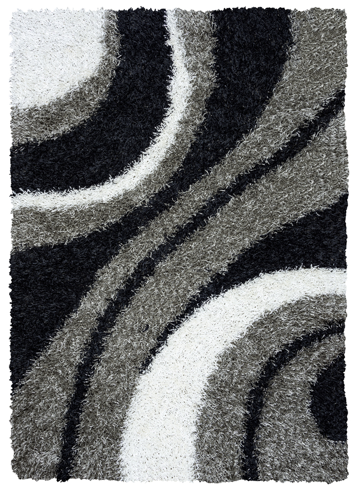 Gatney Rugs Peninsula Shag Area Rug KM2323 Multi Thick Luxe 3' 6" x 5 ...