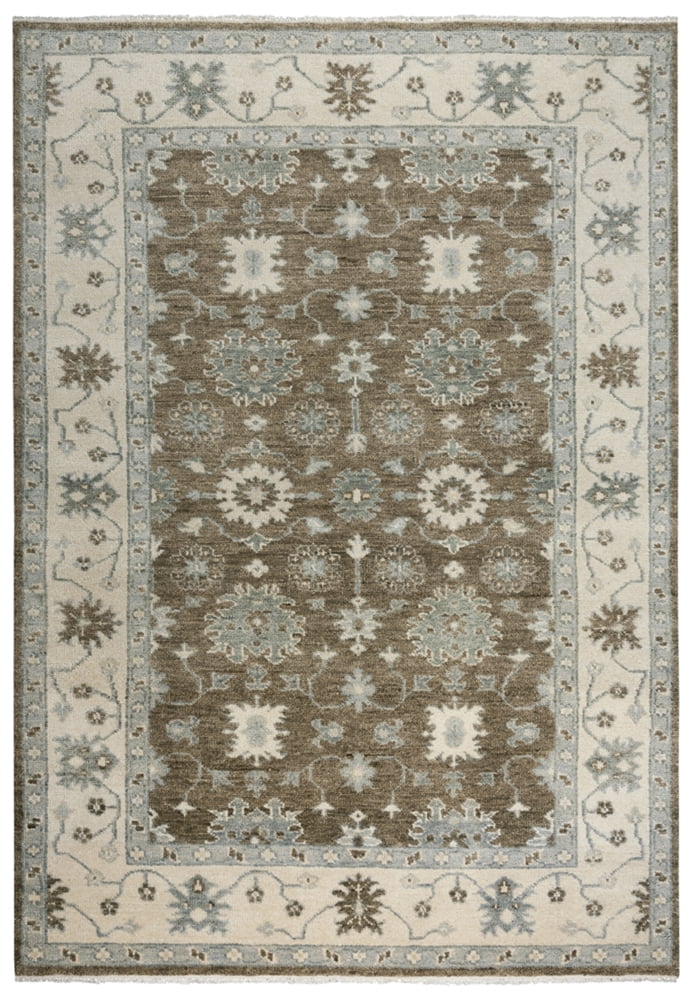 Gatney Rugs Roman Area Rug BMT992 Brown Bulbs Repeated 10' x 14 ...