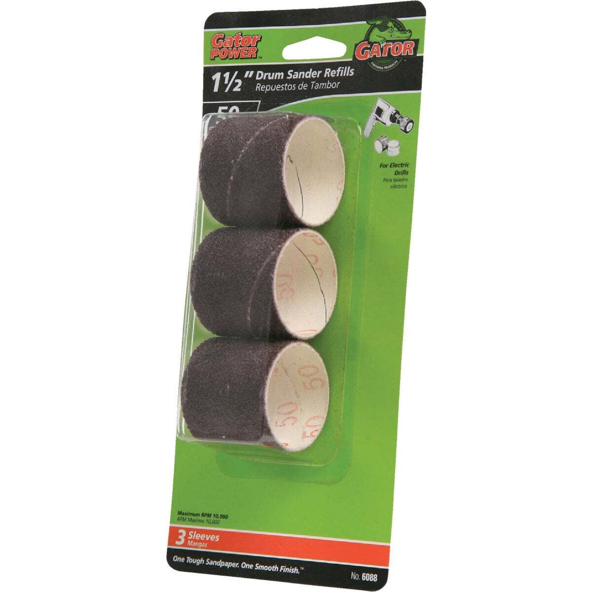 ALI INDUSTRIES 3-Pack 1-1/2x1-1/2-Inch Coarse Resin Cloth Sleeve 6088 ...