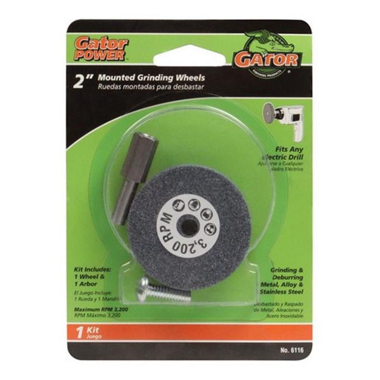 Gator 2 in. D X 1/4 in. in. Grinding Wheel - Walmart.com