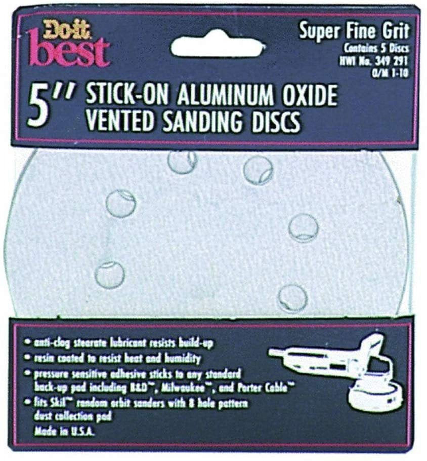 Gator Blade 5pk 5" 180g Sanding Disc 3702 - Walmart.com