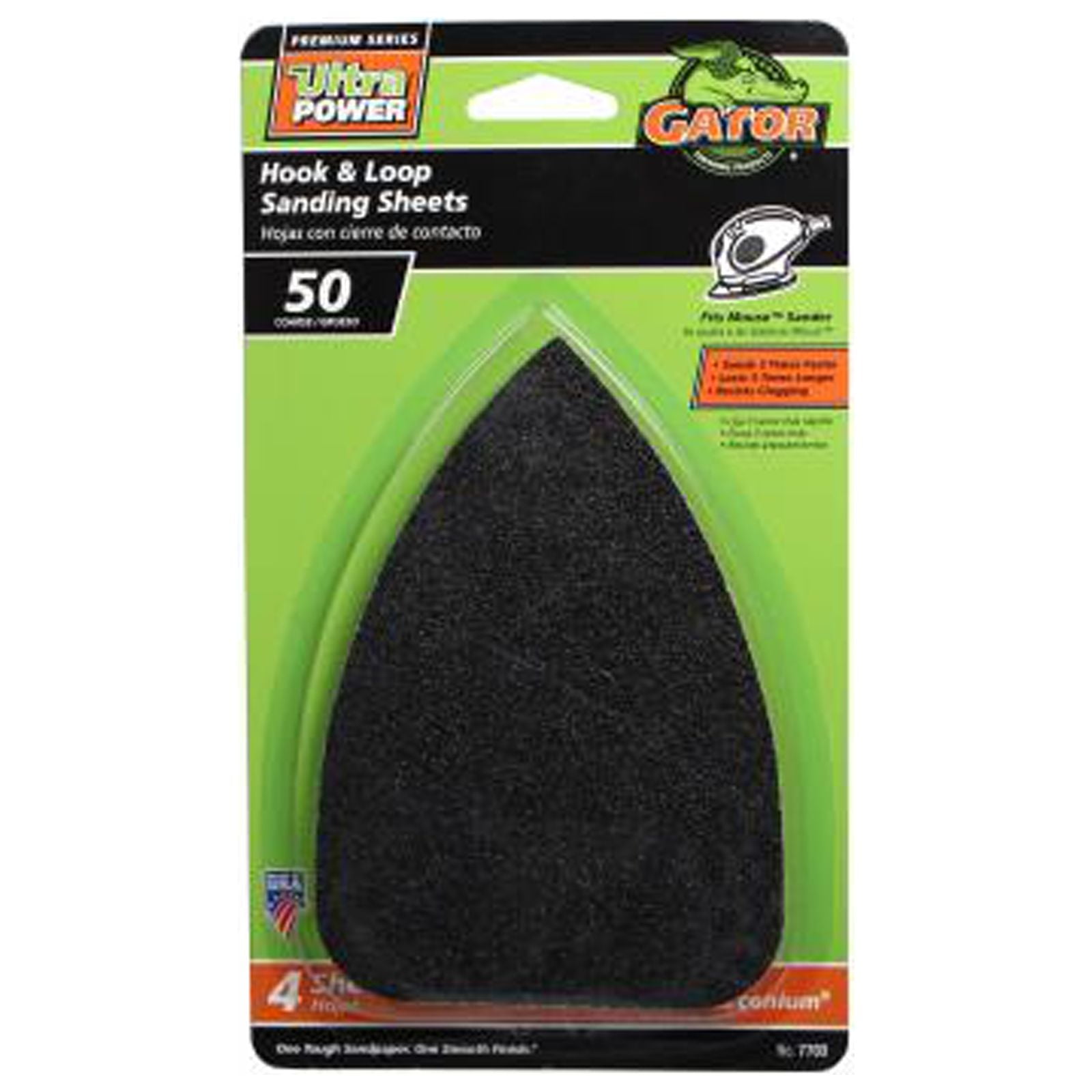 Gator 7703 50-Grit Mouse Sander Sheets, 4-Pk. - Quantity 5 - Walmart.com