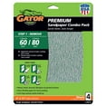Gator 9 In. x 11 In. Premium Multi-Surface Sandpaper,60/80G,4pk ...