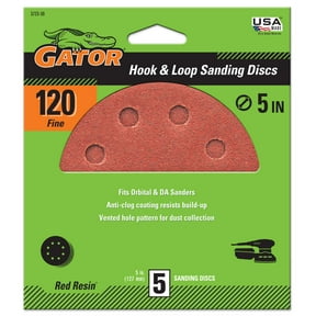 3M Ultra Durable 5 inch Power Sanding Discs, 60 Grit, Universal Hole, 5 ...