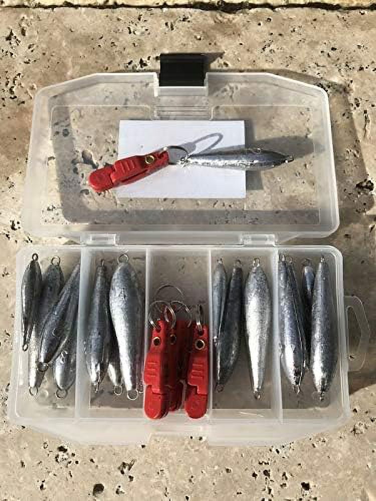 Gator Bait Snap Weight Kit - 27 Piece Trolling System - Tungsten ...