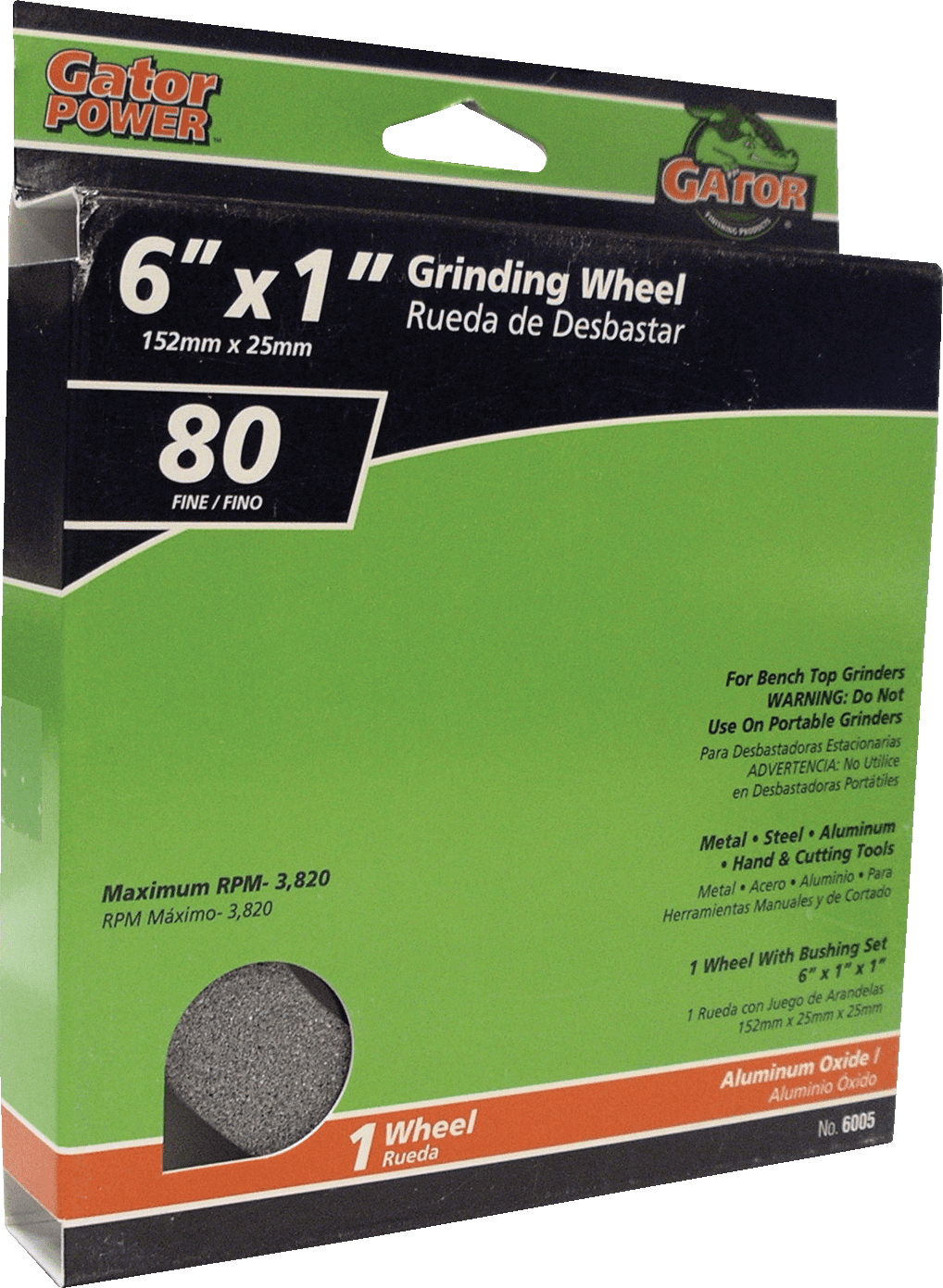 Gator Blade Bench Grinding Wheel - Pack of 2 — Residential Use ...
