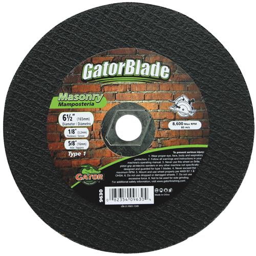 Gator Blade Type 1 Cut-Off Wheel 12X1X1/8 MASONRY, Each - Walmart.com
