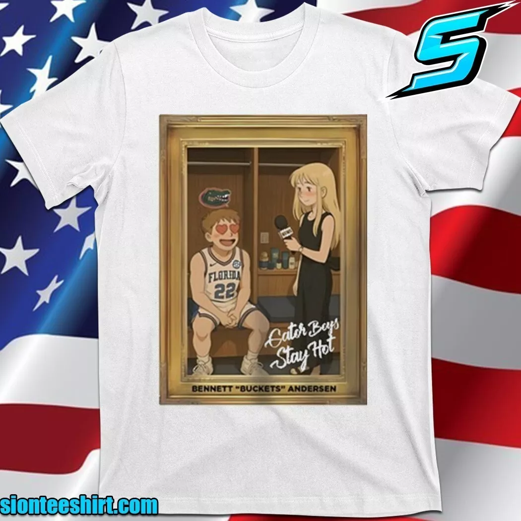 Gator Boys Stay Hot Bennett Buckets Anderson +Talia Baia T-Shirt ...