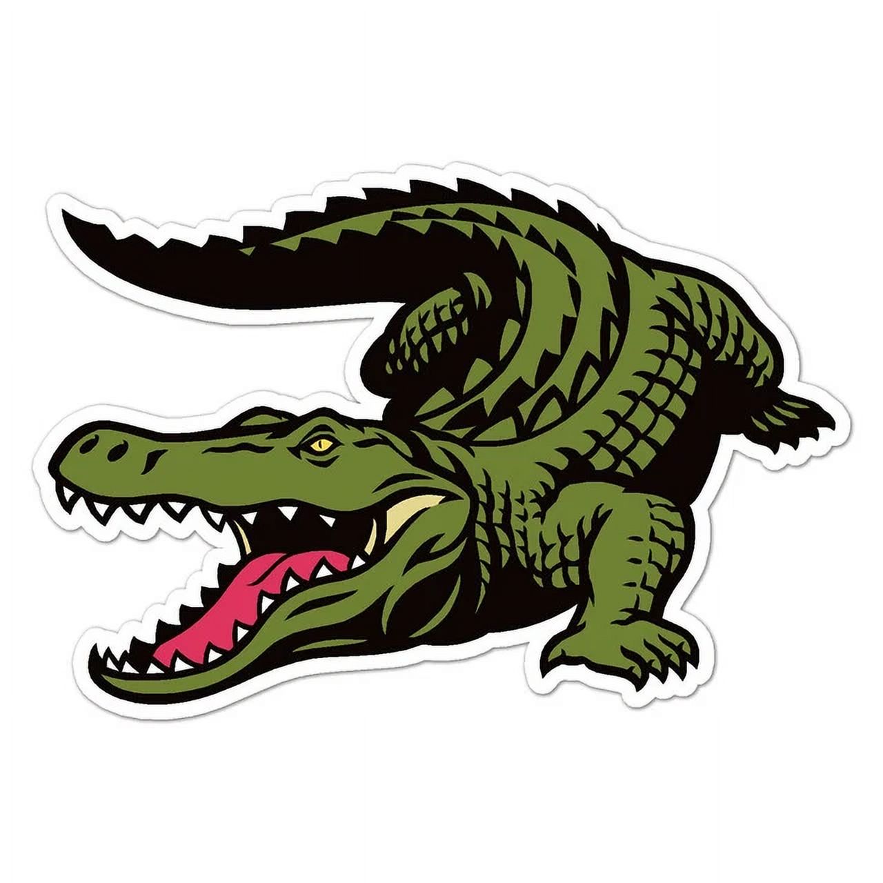 Gator Croc Alligator Sticker Indoor Outdoor Phone Decal Water Bottle ...