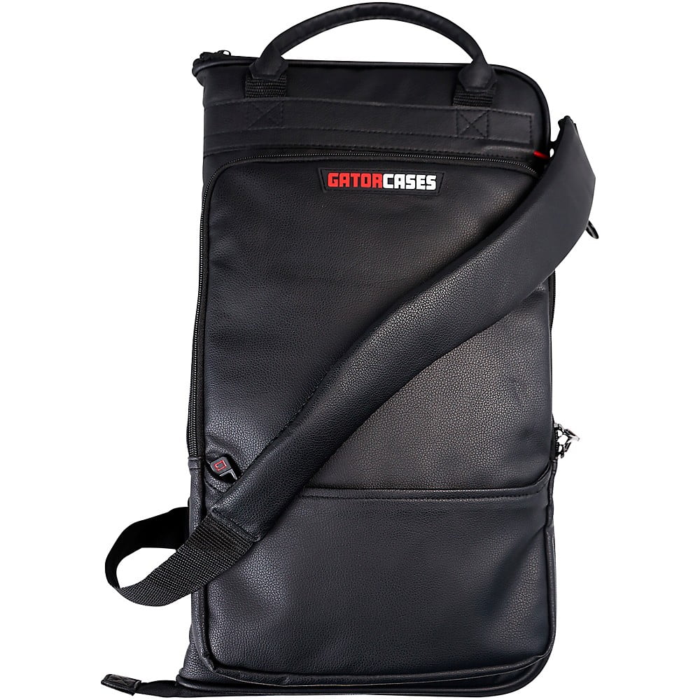 Gator Deluxe Faux Leather Drum Stick Bag Black - Walmart.com
