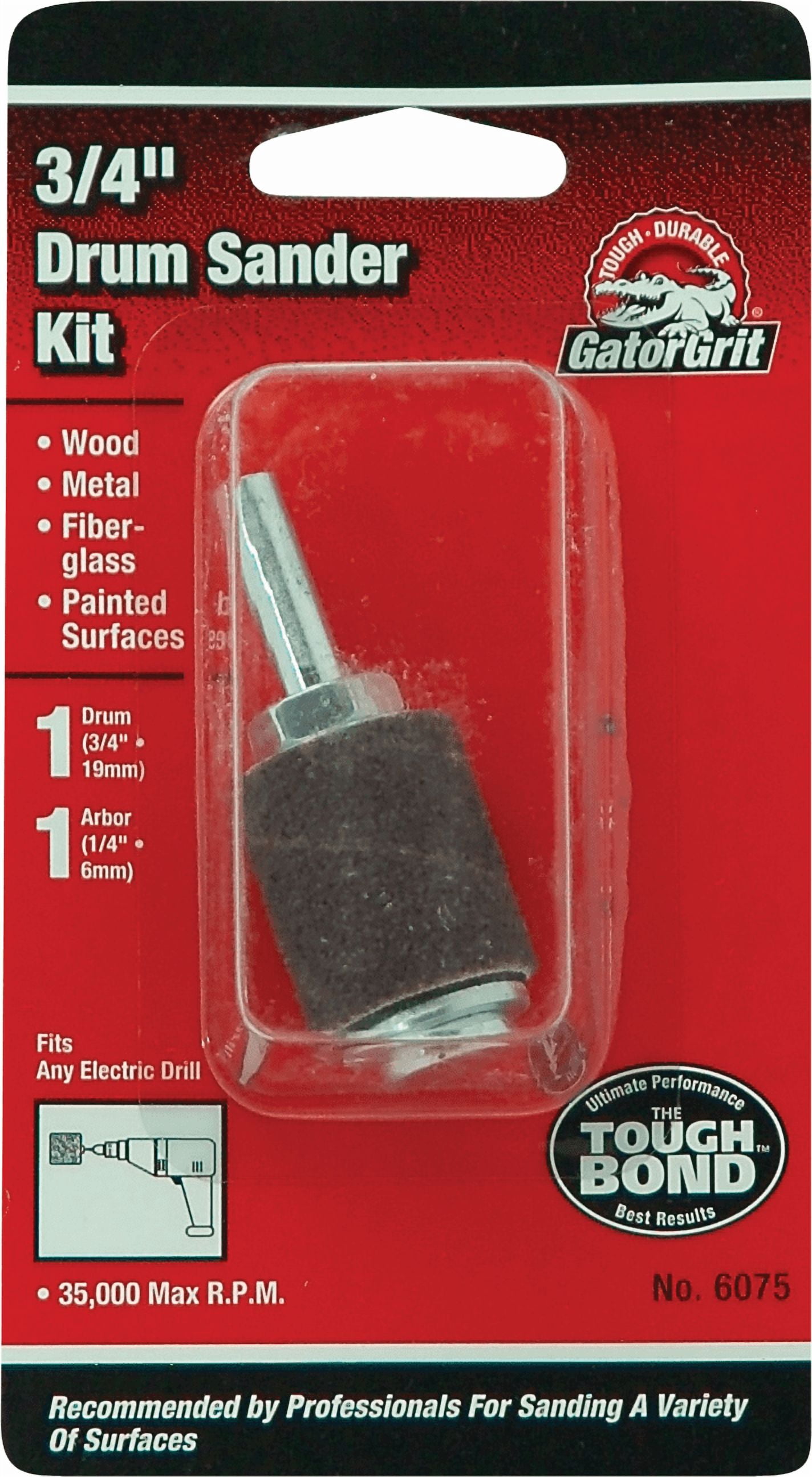 Gator Drum Sander Kit - Single Pack — Professional & DIY Use, Standard ...