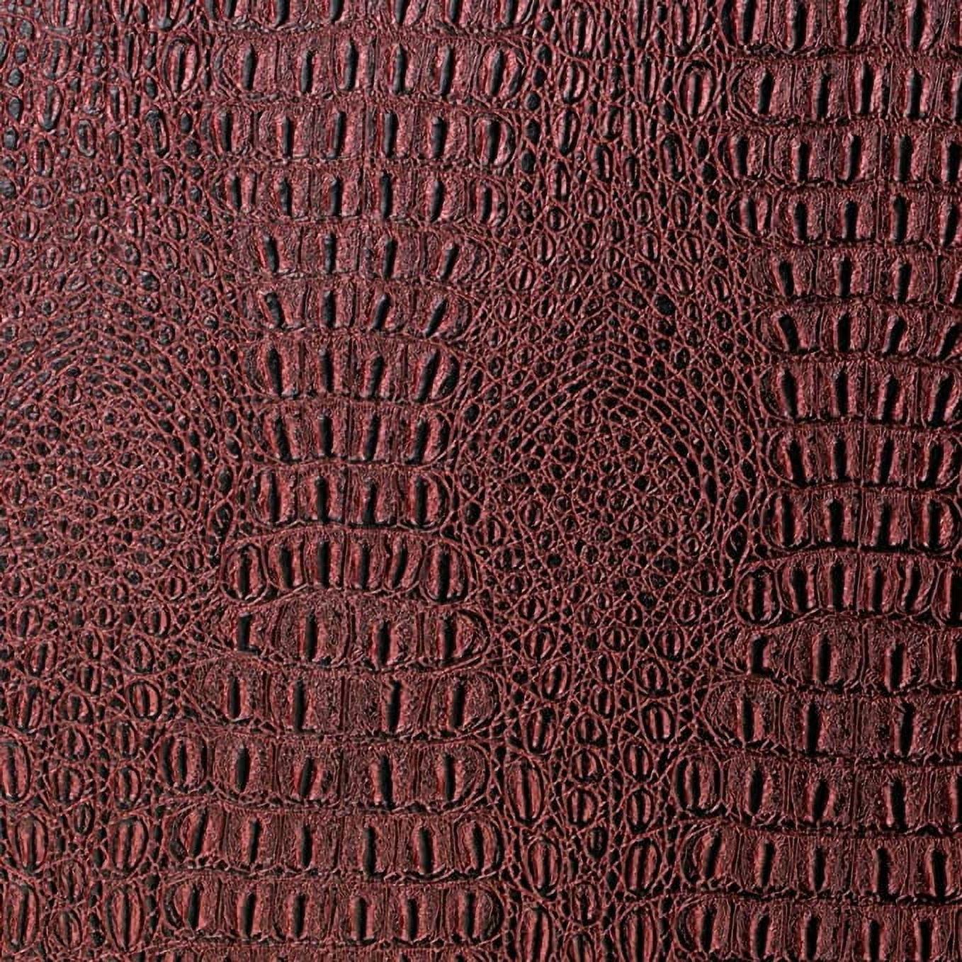 Gator Faux Leather, Soft Textured Crocodile Vinyl Fabric, Alligator ...
