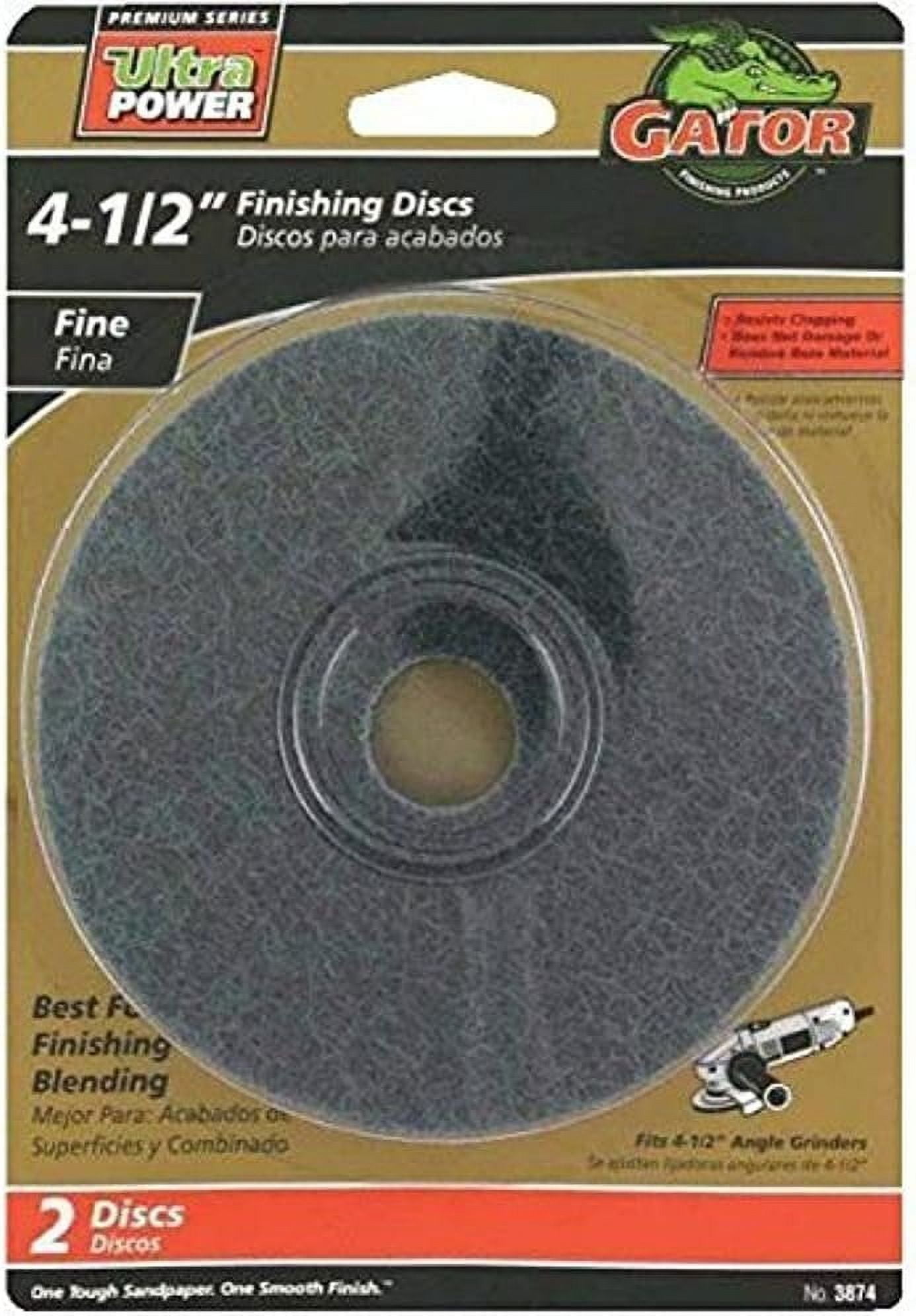 Gator Finishing 3874 Fine Surface Conditioning Disc 2 Pack, 4.5 ...