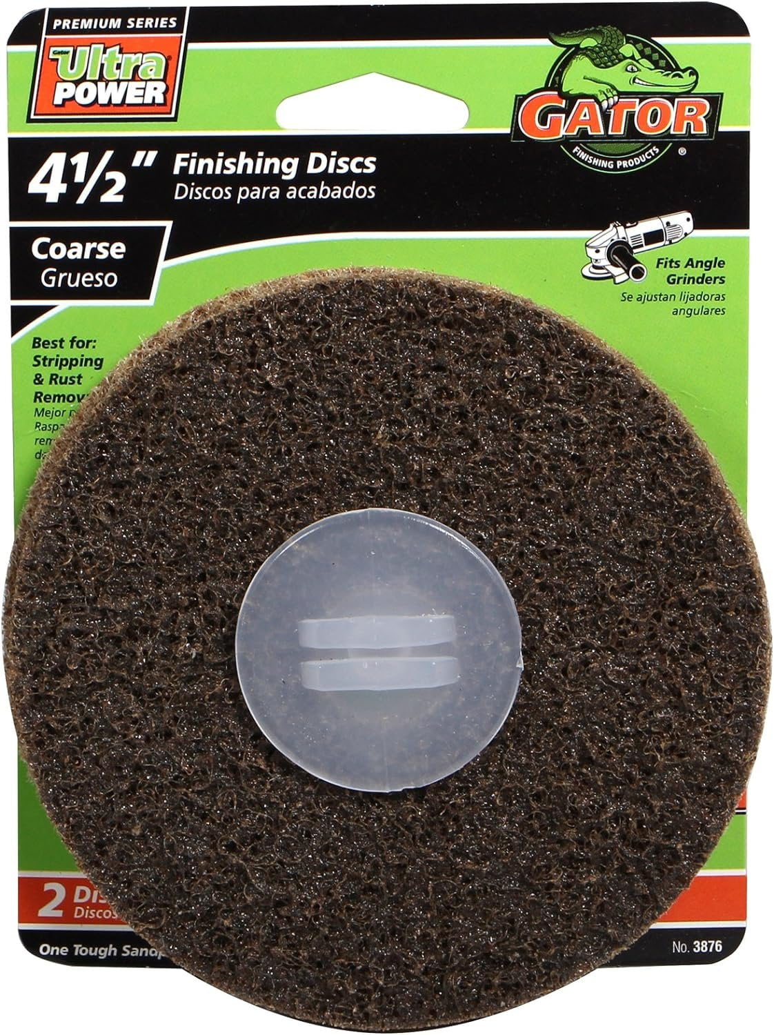 Gator Finishing 3876 Coarse Surface Conditioning Disc 2 Pack, 4.5 ...