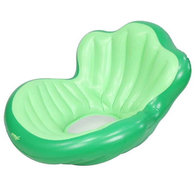 Gator Floats Inflatable Lounger Chair - Green Mesh Seat - Extra Thick ...