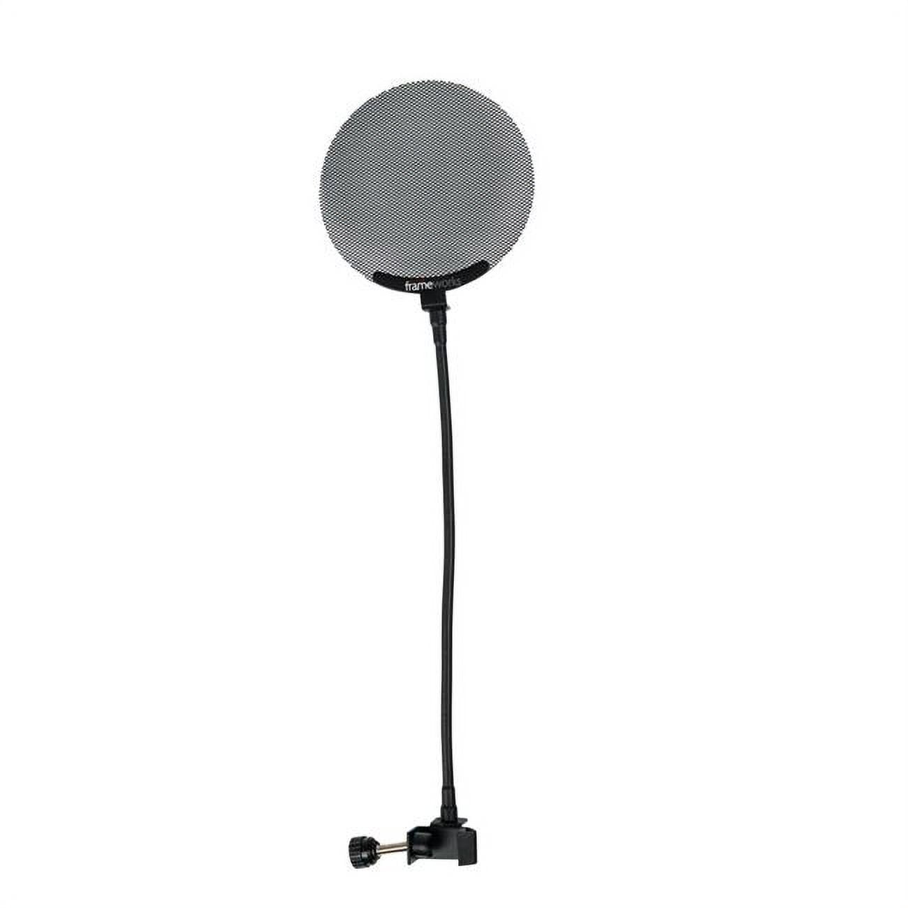 Gator Frameworks 12.4 in. Metal Screen Pop Filter with Gooseneck ...