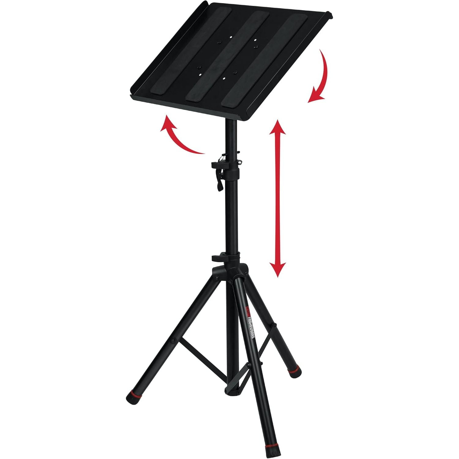 Gator Frameworks Heavy Duty Deluxe Adjustable Multi-Media Gear Stand ...