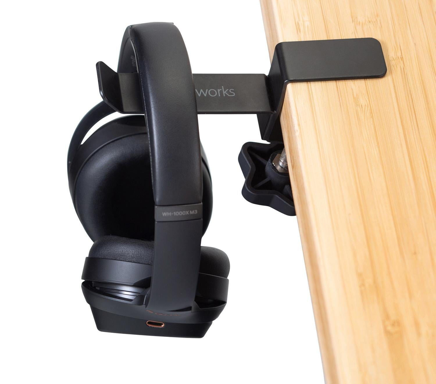 Gator - GFW-HP-HANGERDESK - Headphone Hanger that Clamps onto Desktop ...