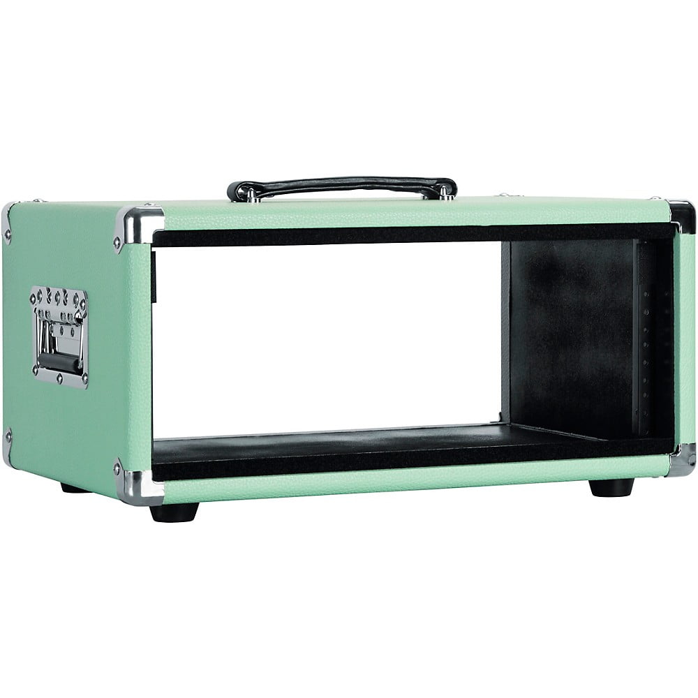 Gator GR-RETRORACK-4 Vintage 4U Amp Vibe Rack Case Seafoam Green ...
