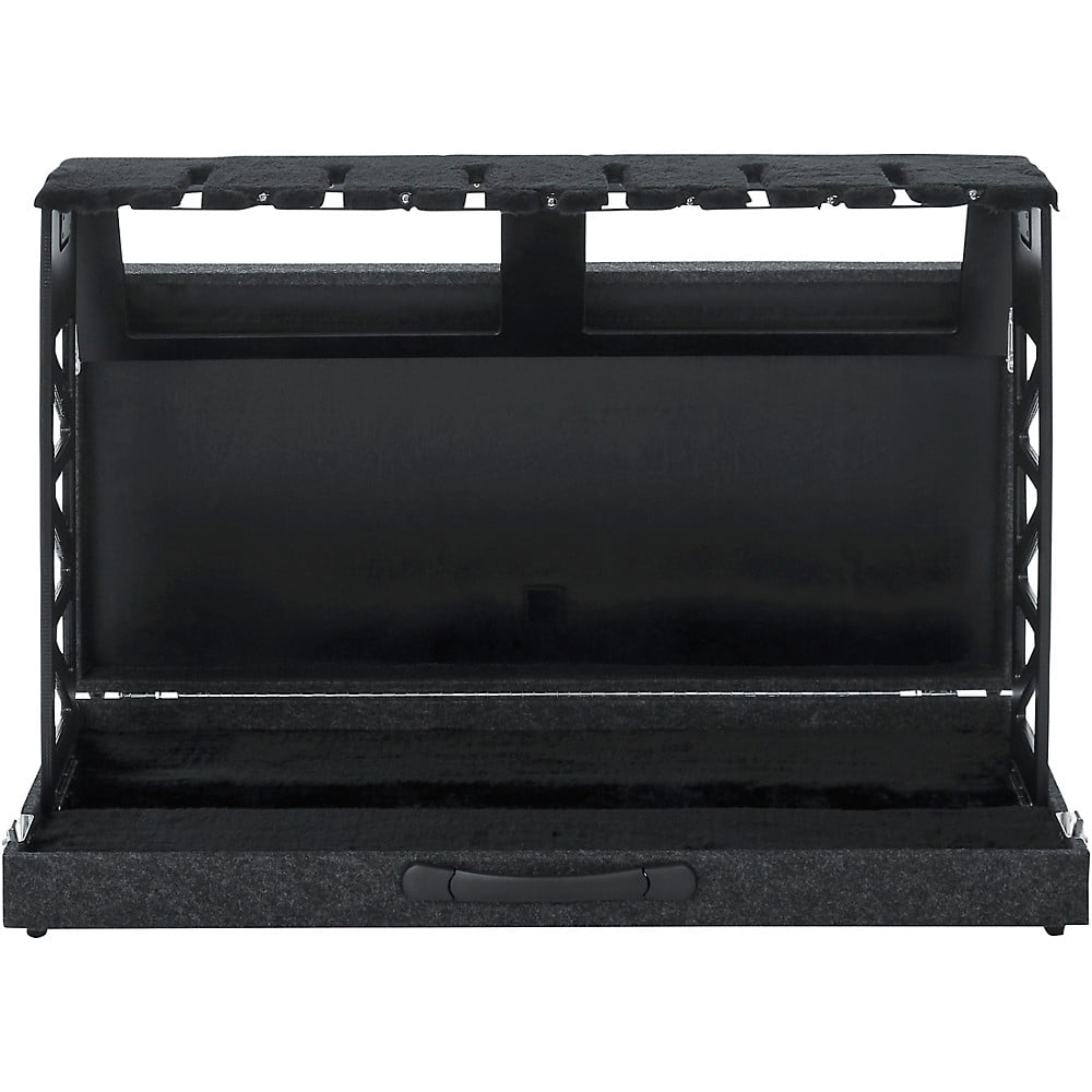 Gator GTRSTD6 Compact Rack Style Six (6) Guitar Stand that Folds into ...