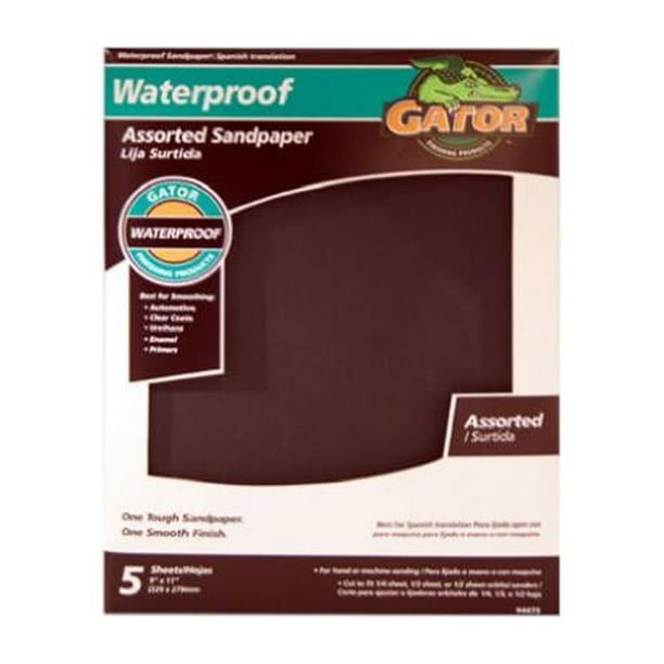 Gator Grit 4475 Sandpaper Assortment, 9 x 11-In., 4-Pk. - Quantity 10 ...